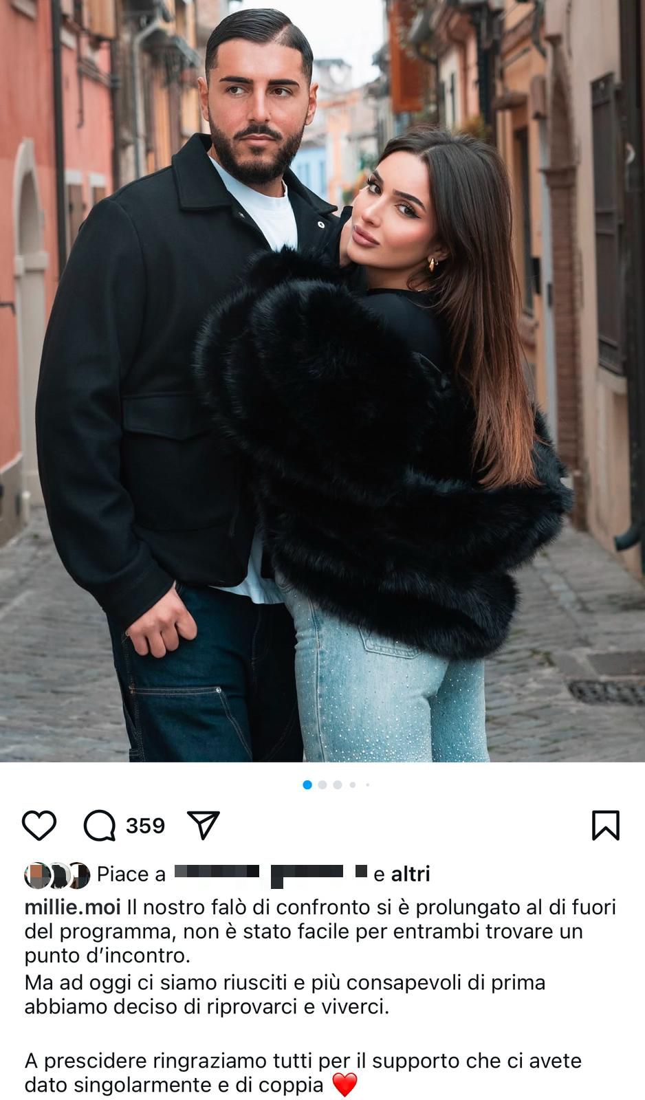 Temptation Island, Millie e Michele confermano il ritorno di fiamma