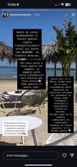 Temptation Island, Mirco Rossi e Alessia Sagripanti si sono lasciati?