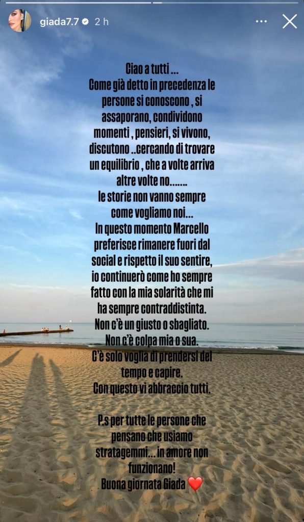 Uomini e Donne, Marcello Messina si allontana dai social e Giada Rizzi ...