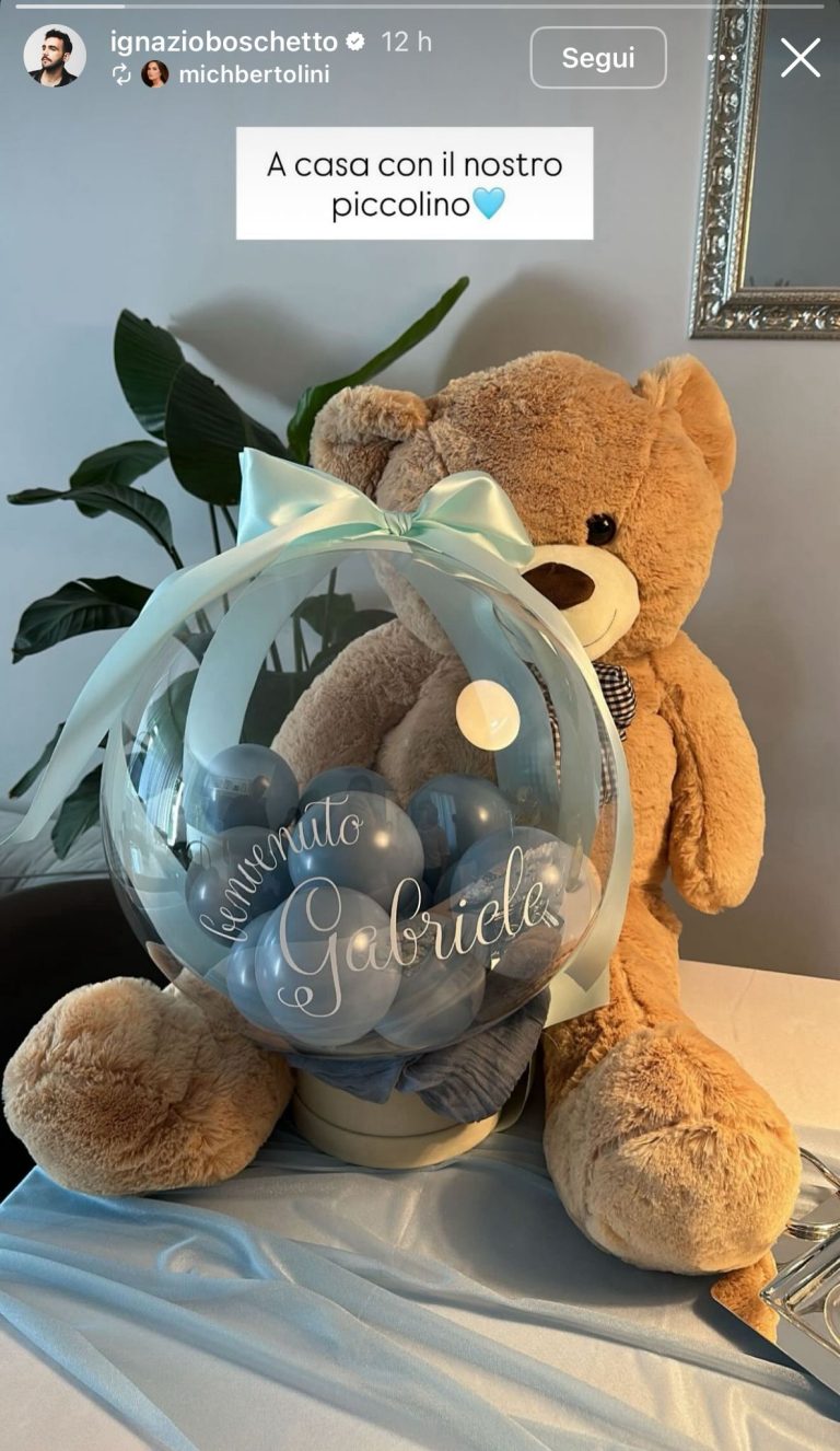 Ignazio Boschetto e Michelle Bertolini sono diventati genitori