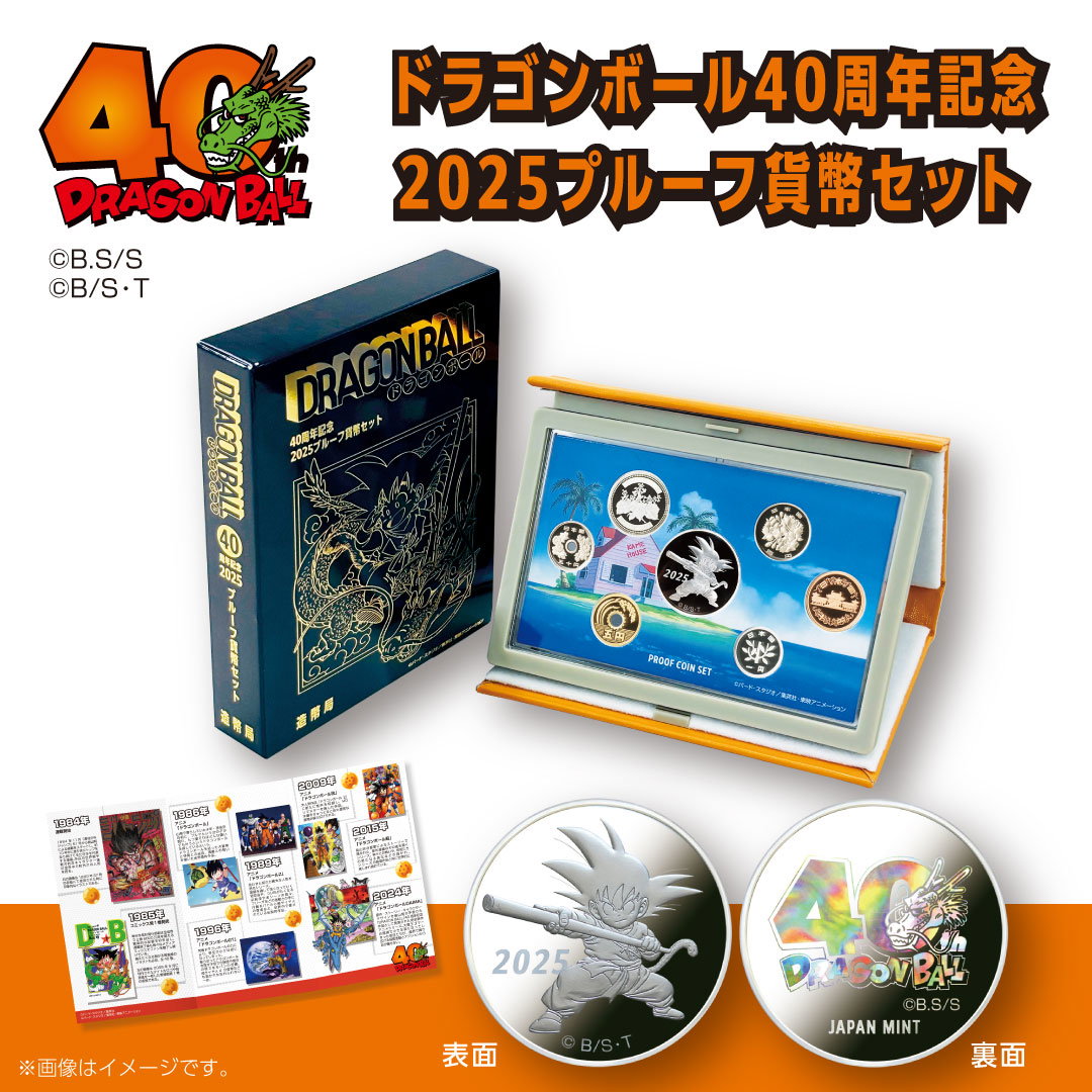 Dragon Ball: monete ufficiali per il 40° anniversario