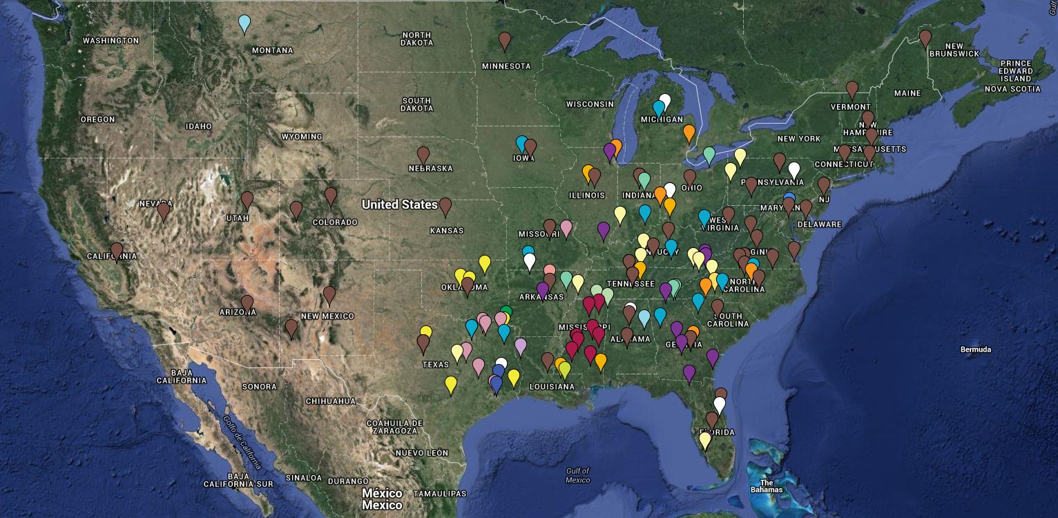 La mappa del Ku-Klux-Klan | nextQuotidiano