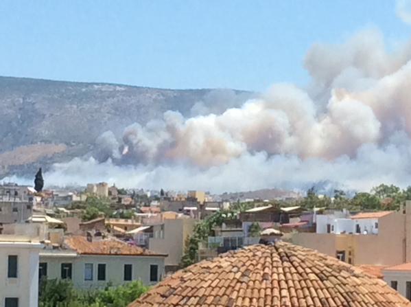 L'incendio ad Atene e nel Peloponneso | NextQuotidiano