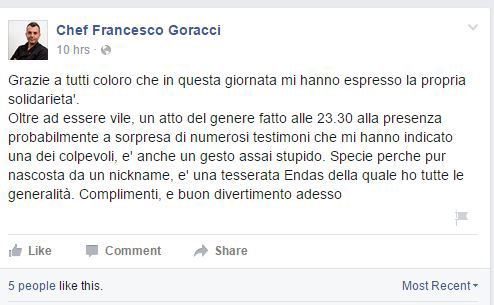 Boccadoro di Massa: gli animalisti contro il ristorante vegetariano ...