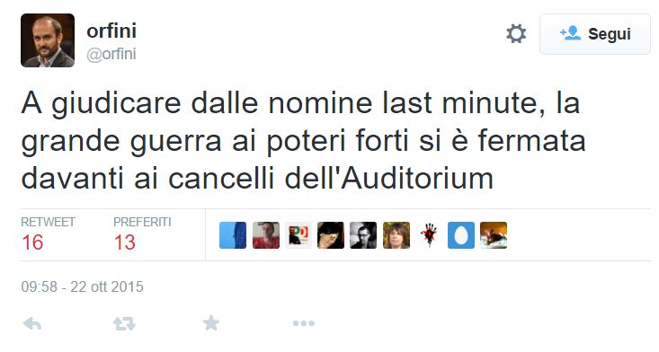 «Ignazio Marino sta con i poteri forti» | NextQuotidiano