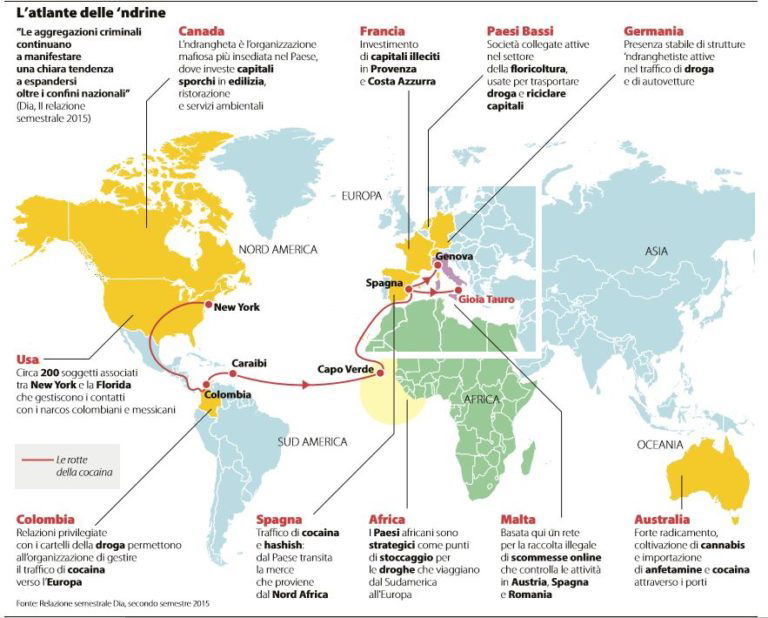 La mappa delle famiglie di 'ndrangheta in Calabria | NextQuotidiano La mappa delle famiglie di 'ndrangheta in Calabria | NextQuotidiano