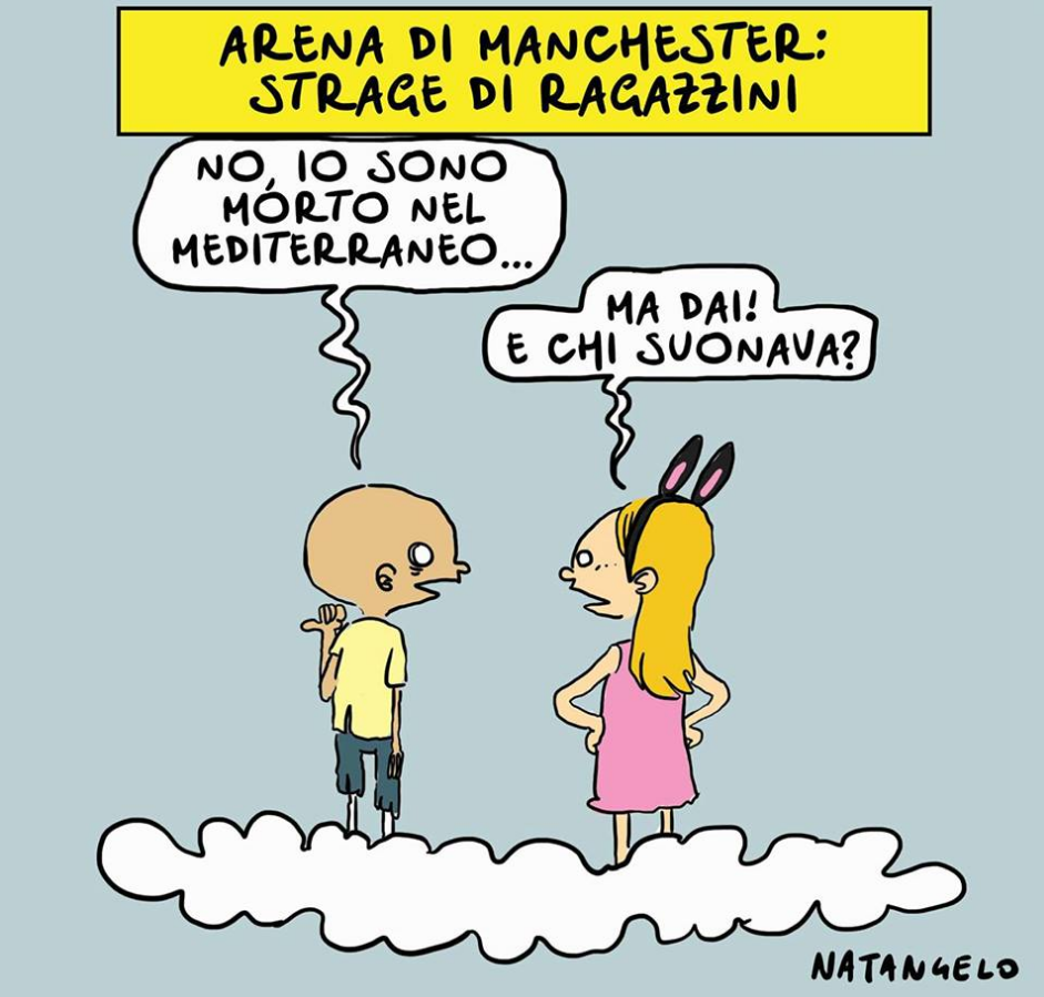 Capire la vignetta di Natangelo sulla strage di Manchester | nextQuotidiano