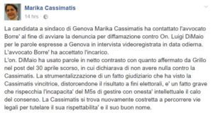 Marika Cassimatis querela Luigi Di Maio | NextQuotidiano