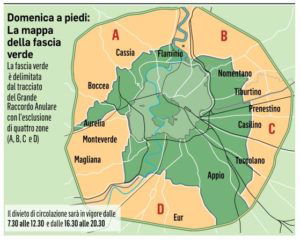 Il grande ritorno delle domeniche ecologiche a Roma: la mappa ...