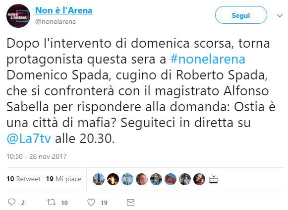 Il grande ritorno di Domenico Spada in tv (da Giletti su La7 ...