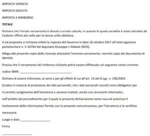 TARI: il modulo per il rimborso della tariffa rifiuti | NextQuotidiano