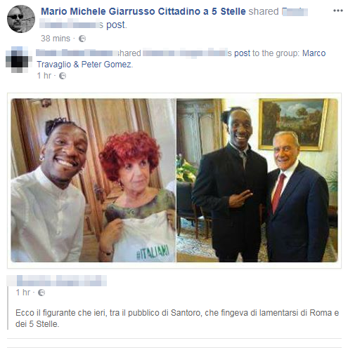 La macchina del fango su Sonny Olumati, il "piddino" di Santoro contro il M5S | NextQuotidiano