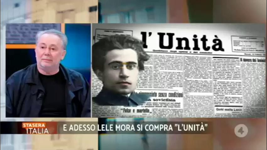 La storia di Lele Mora direttore de L'Unità