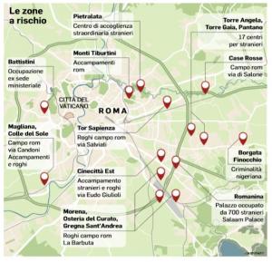 Periferie, le zone del conflitto a Roma