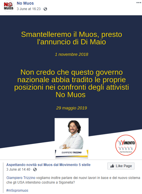 Niscemi: così il MoVimento 5 Stelle ha preso tutti per il MUOS