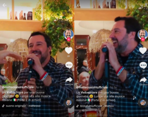Come Salvini concupisce i ragazzini su TikTok