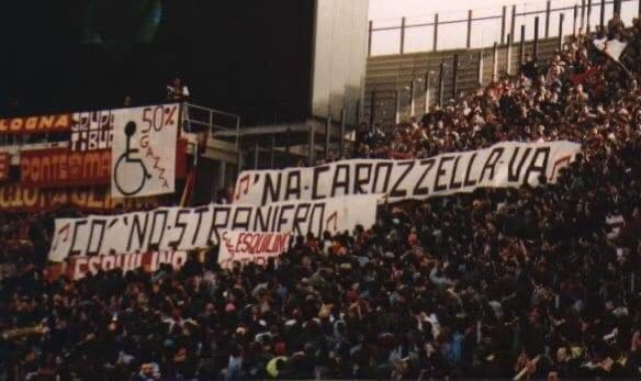 Rocca "zoppo de Roma": chi è il calciatore offeso nello striscione su ...