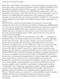 «In questi giorni gli operatori telefonici a partire da Vodafone»: il ...