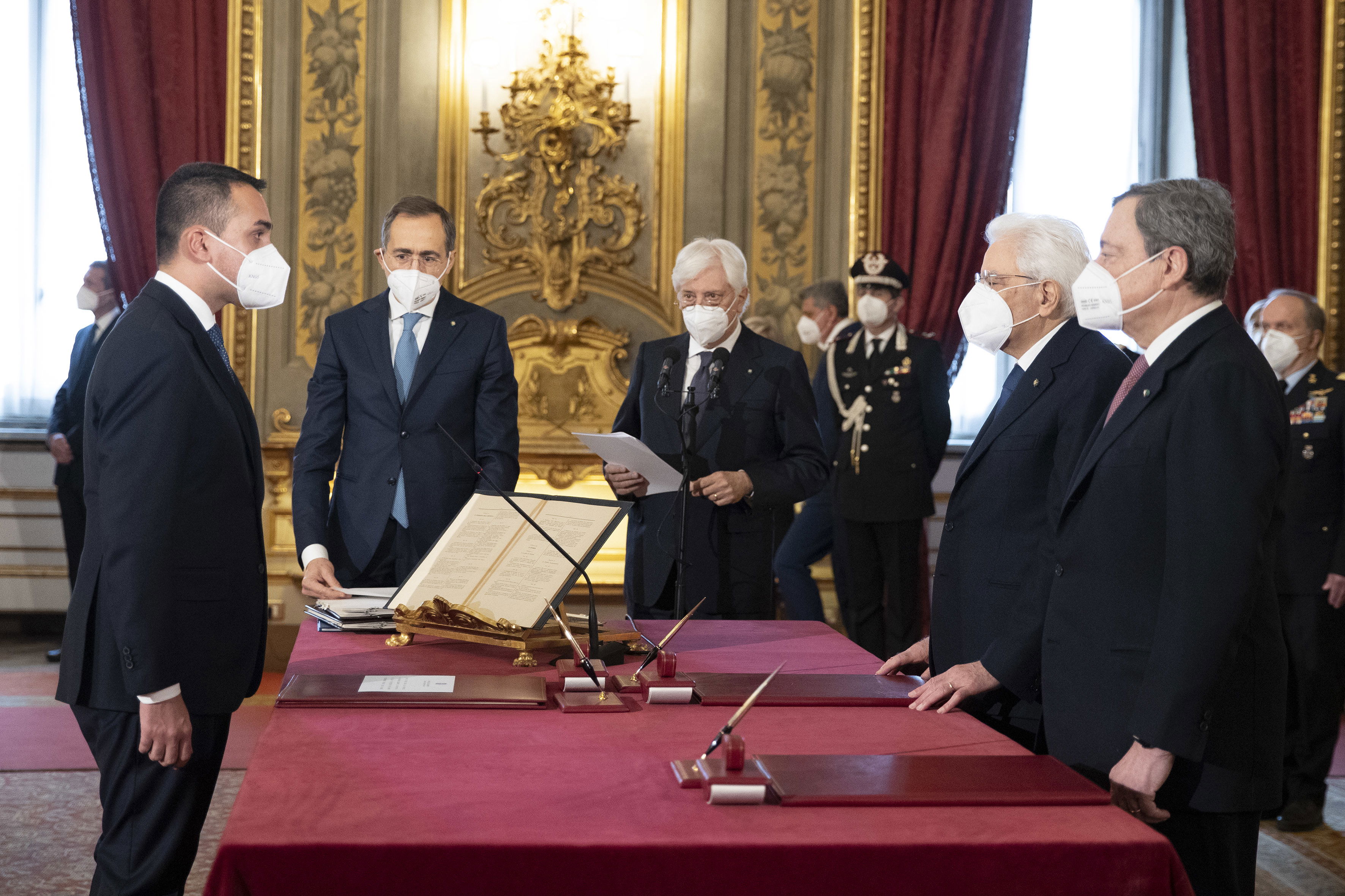 Parte Lera Draghi Il Nuovo Governo Ha Giurato Al Quirinale