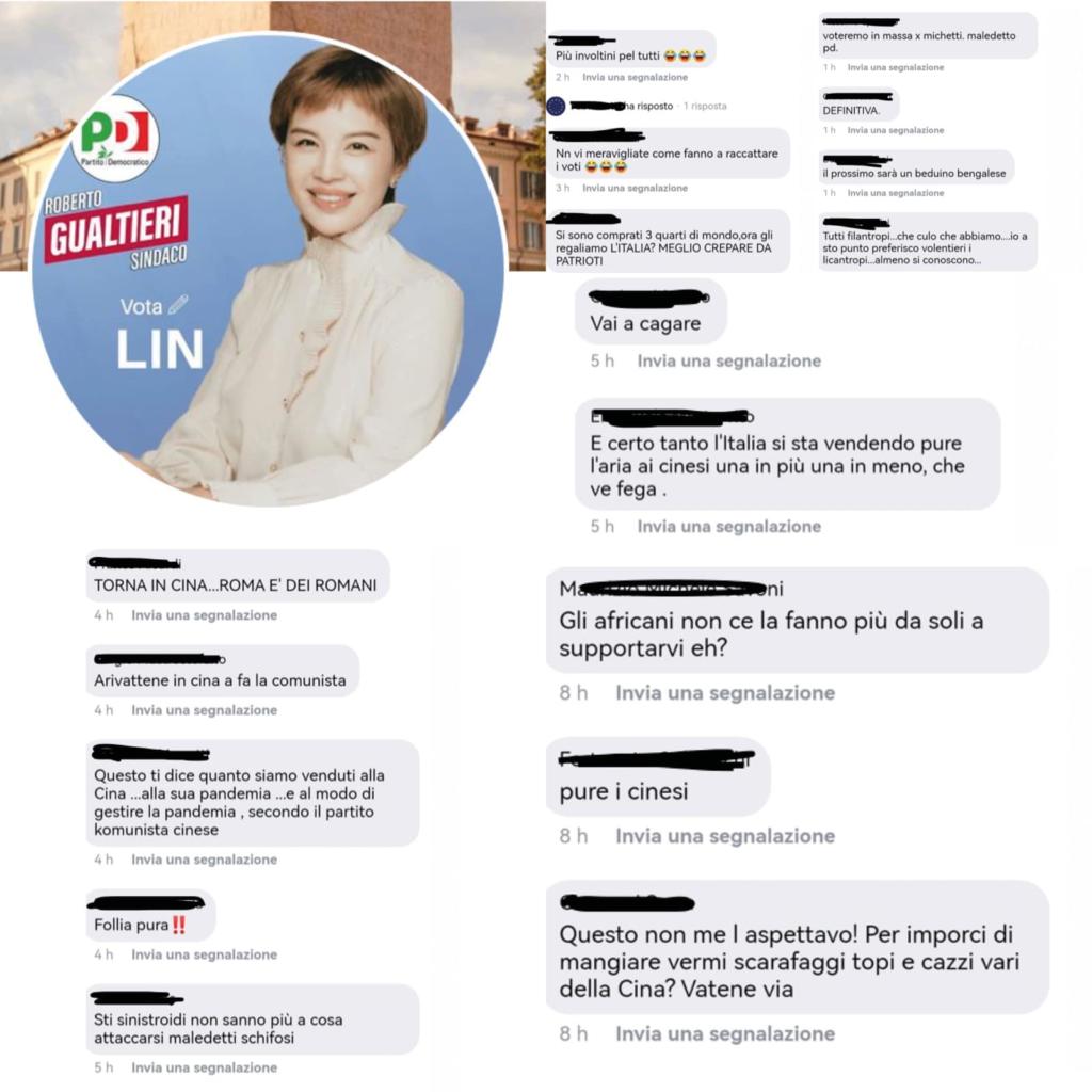 Yifan Lin, la candidata con Gualtieri insultata sui social perché cinese