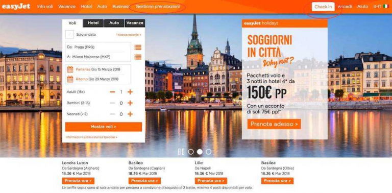 Check-in online easyJet: come farlo. Guida e info utili | VoloGratis.org