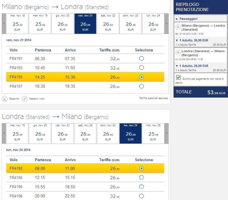Voli per Londra da € 25,99 tutto compreso | VoloGratis.org