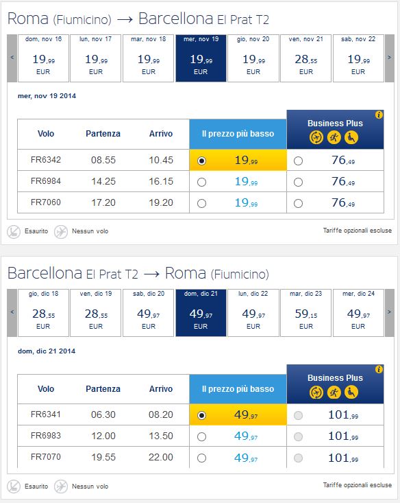 Nasce la Business Class Ryanair | VoloGratis.org