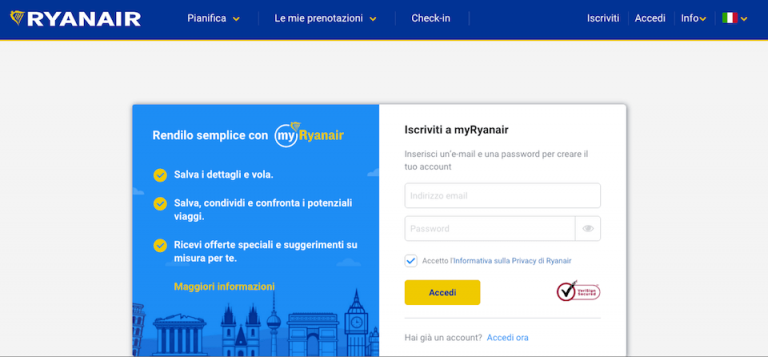 Codice sconto Ryanair: come ottenerlo | VoloGratis.org