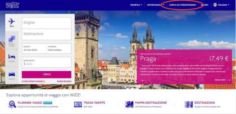 Check-in online Wizz Air: come farlo. Guida completa | VoloGratis.org