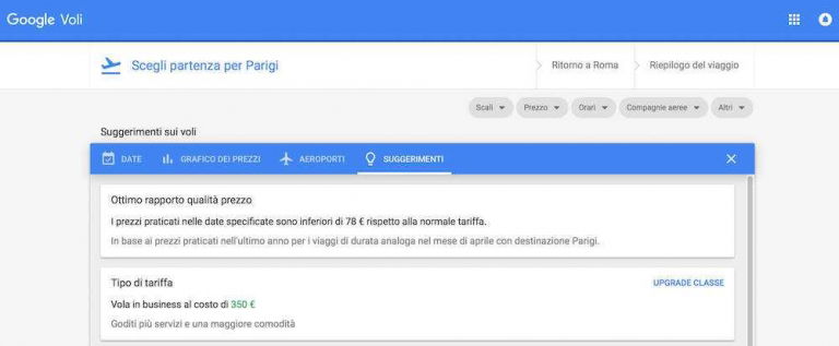 Google Flights, come funziona: trucchi per trovare voli low cost