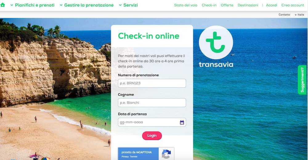 Check-in online Transavia: come effettuarlo. Guida completa ...