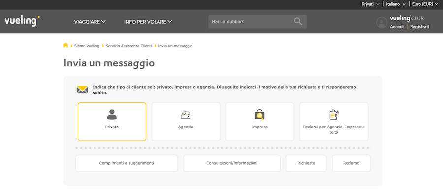 Come contattare Vueling: modalità e costi | VoloGratis.org