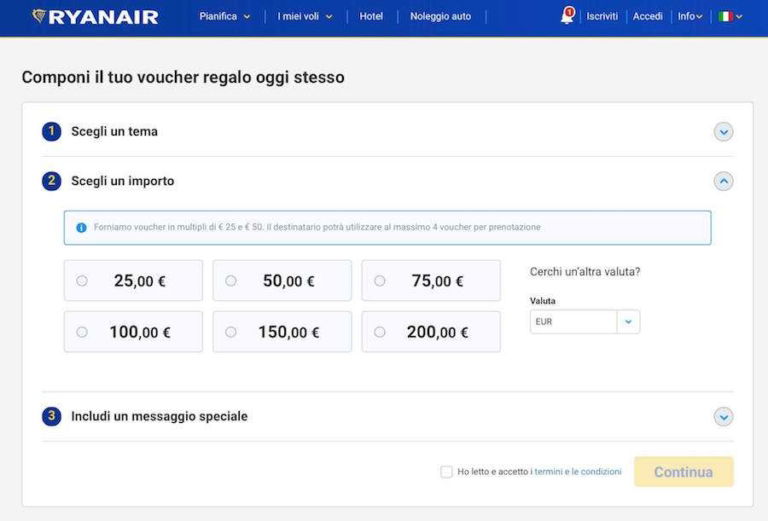 Voucher Ryanair: cos'è, come funziona e come si utilizza | VoloGratis.org