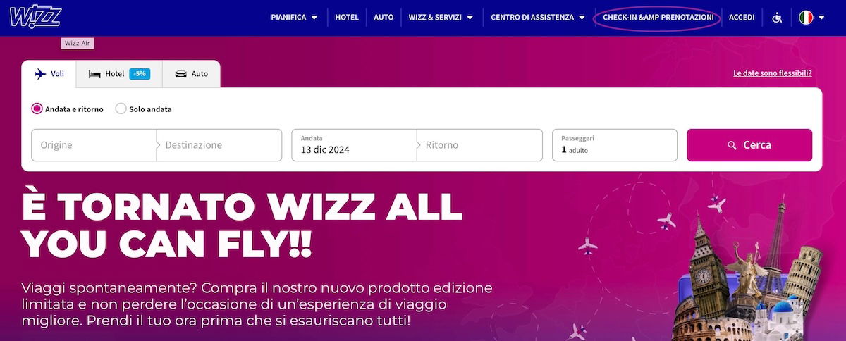 Check-in online Wizz Air: come farlo. Guida completa | VoloGratis.org